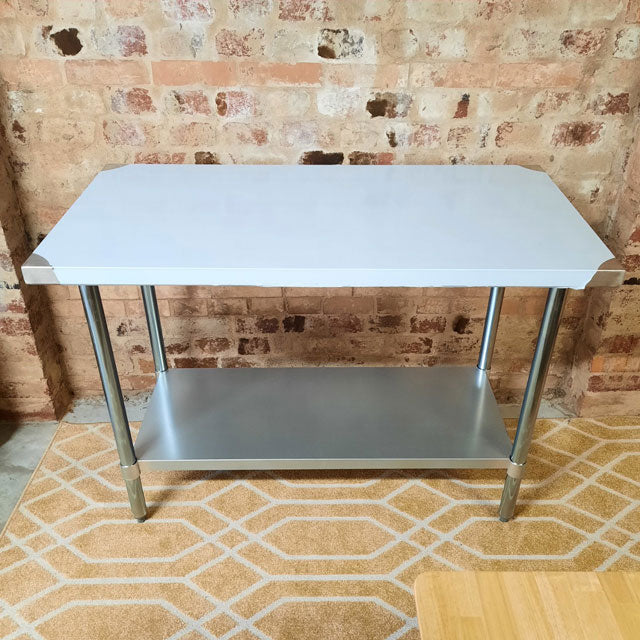 Kitchen Bench Food Preparation Table Stainless Steel 61x61/ 76x76/ 122